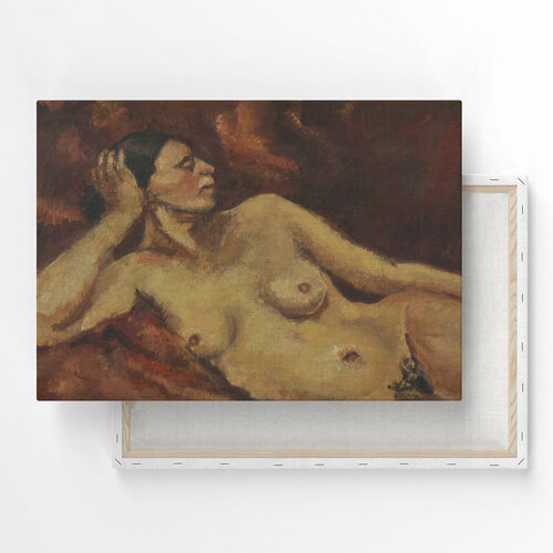 Картина на холсте, репродукция / Амрита Шер-Гил - Nude Study / Размер 30 x 40 см