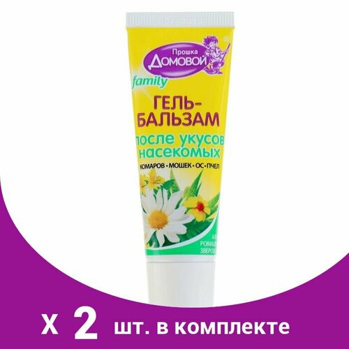 Гель-бальзам после укусов насекомых 'Домовой Прошка', с экстрактом алоэ, 30 мл, (2 шт)