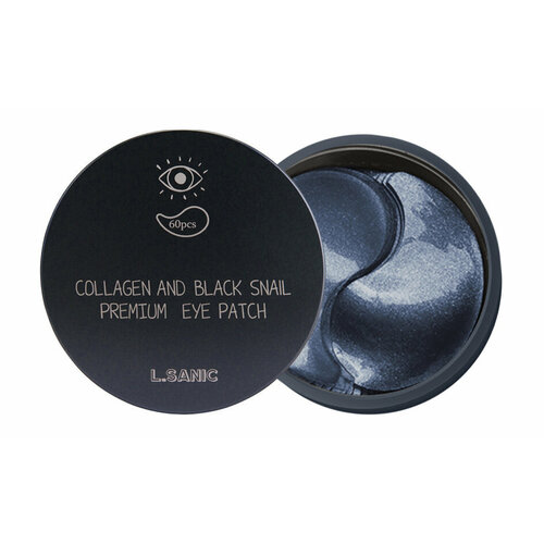 Гидрогелевые патчи для области вокруг глаз с коллагеном и муцином черной улитки L Sanic L SANIC Collagen Аnd Black Snail Premium Eye Patch