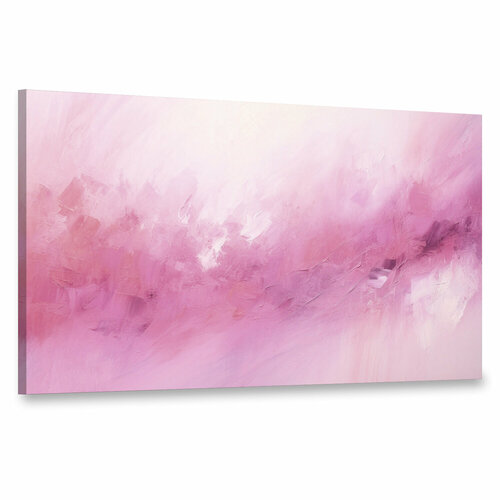 Интерьерная картина 100х60 "Розовые переливы"