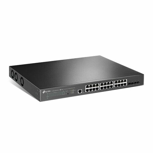 TP-Link TL-SG3428XPP-M2 Управляемый коммутатор JetStream уровня 2+ с 24 портами 2,5 Гбит/с (8 портов PoE++, 16 портов PoE+) и 4 портами SFP+ 10 Гбит/с
