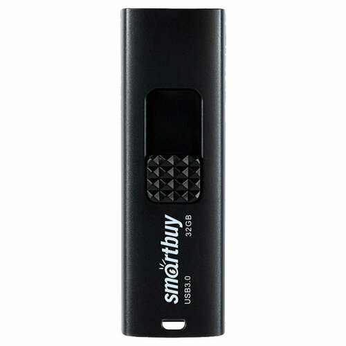 Флеш-диск 32 GB SMARTBUY Fashion USB 3.0, черный, SB032GB3FSK, 513914