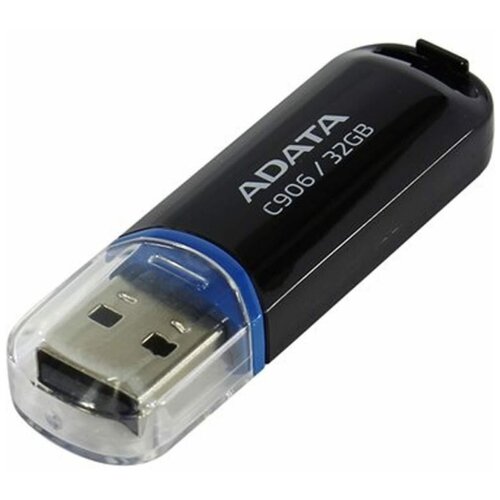 Флэш-память USB_ 32 GB A-DATA Classic C906, USB 2.0, Черный