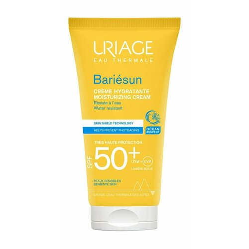 Солнцезащитный увлажняющий крем для чувствительной кожи лица / Uriage Bariesun Moisturizing Cream SPF 50+