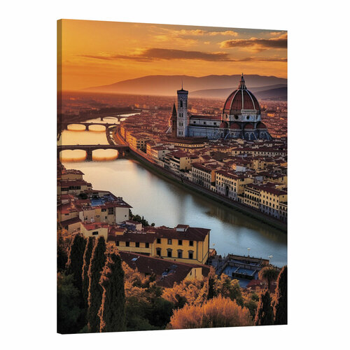 Интерьерная картина 50х70 "Италия: приветствие солнца"