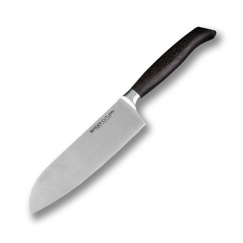 Поварской кухонный нож сантоку Berger Cutlery 16 см, сталь кованая 1.4116