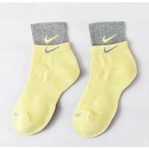 Носки NIKE Nike Everyday Plus Cushioned, размер L, желтый