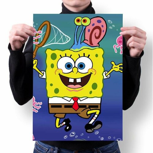 Плакат Губка Боб, SpongeBob №19, А3