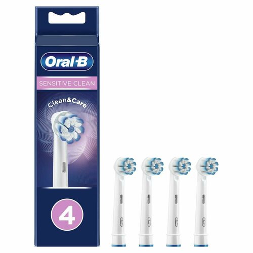 Набор насадок Oral-B Sensitive Clean для чувствительных зубов 4 шт