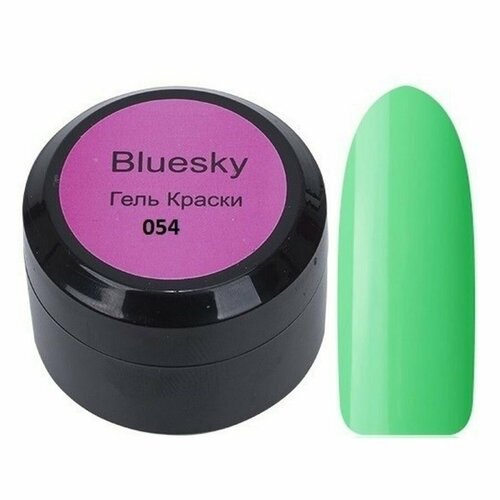 Bluesky Гель-краска для ногтей / Classic 054, мятный, 8 мл, 2 штуки