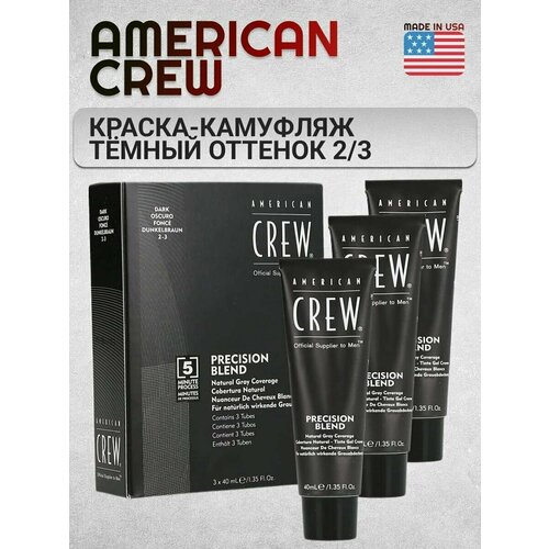 American Crew Американ Крю Камуфляж для седых волос, Темный натуральный, краска 2/3Американ Крю Камуфляж для седых волос, Темный натуральный, краска 2/3