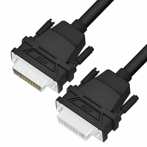 Кабель GreenConnect 2.0m DVI-D, черный (GCR-54715)