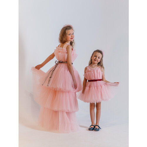 Платье Роскошь с детства, размер 116-122, розовый
