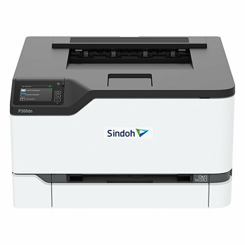 Принтер Sindoh P300dn цвет, А4, 24 стр/мин, 2400x600 dpi. CPU 1ГГц, 2 Ядра, 512 МБ, Ethernet, Wi-Fi, стартовые тонер-картриджи на 1500 отп. ч/б и цвет