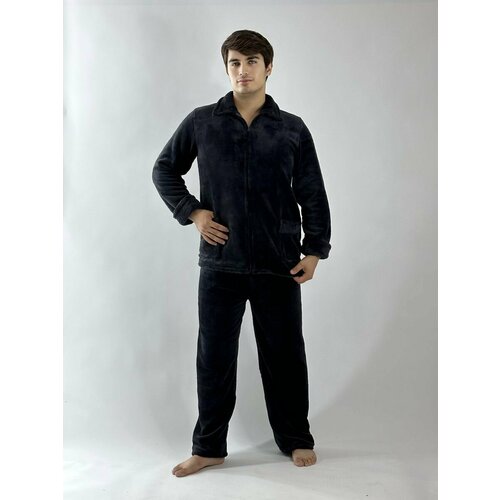 Пижама , размер 52-54, серый