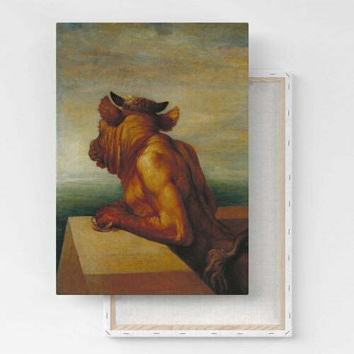 Картина на холсте, репродукция / Джордж Фредерик Уоттс - The Minotaur / Размер 40 x 53 см