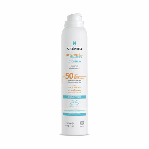 SesDerma REPASKIN PEDIATRICS Aerosol transparent SPF50 – Спрей солнцезащитный для детей SPF50, 200 мл