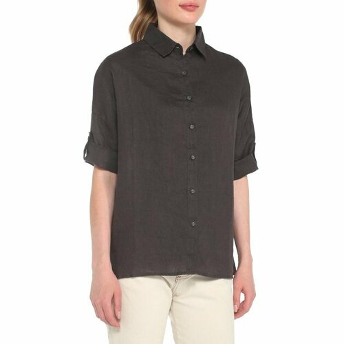 Рубашка Maison David, размер L, темно-серый