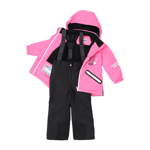 Комплект верхней одежды Oldos Айза, размер 98, розовый, черный