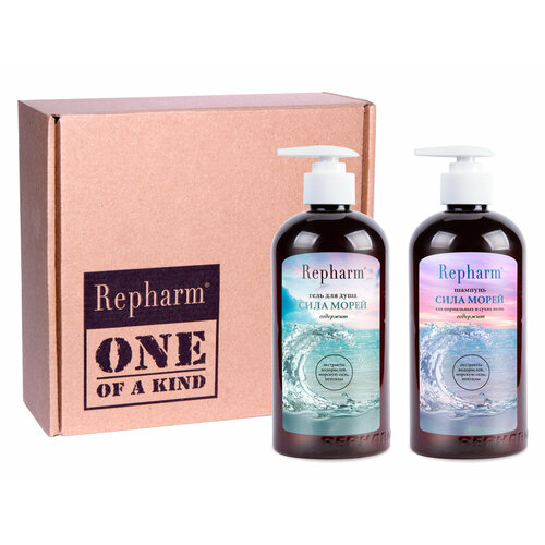Шампунь Repharm в наборе Beauty Box Сила морей для сухих волос с дозатором