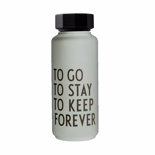 TO GO TO STAY TO KEEP FOREVER термос светло-серый