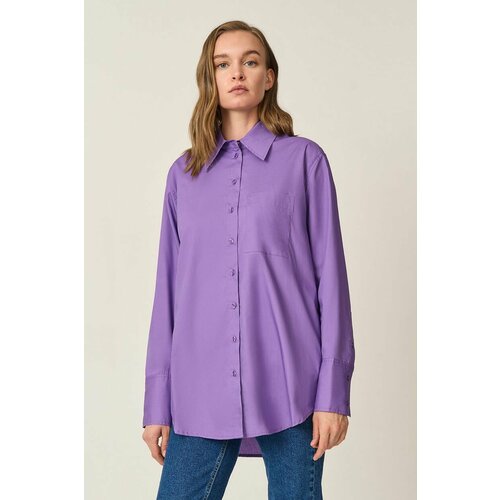 Блуза Baon, B1723516, размер 52, фиолетовый