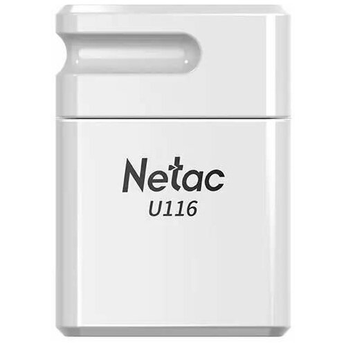 Флешка USB NETAC U116 16ГБ, USB3.0, белый [nt03u116n-016g-30wh]