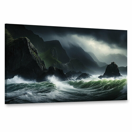 Интерьерная картина 100х60 "Океанская песня"