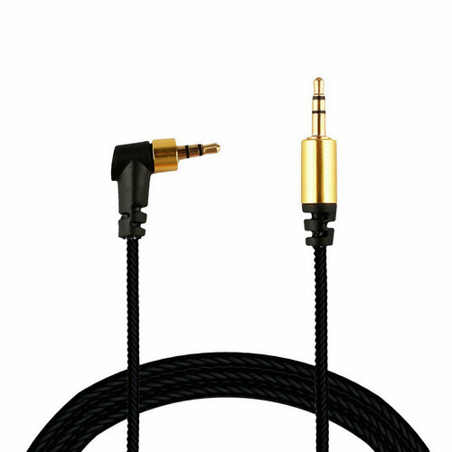 Аудио-кабель 3,5мм 1м AUX, угол 90 градусов CBA10-35-10B WIIIX CBA10-35-10B