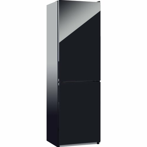 Холодильник NORDFROST NRG 162NF B двухкамерный, черный перламутр (стекло), No Frost в МК, 310 л