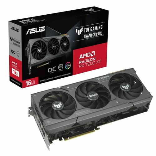 Видеокарта ASUS TUF-RX7600XT-O16G-GAMING /RX7600XT, HDMI, DP*3,16G, D6