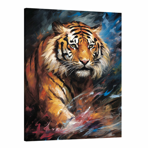 Интерьерная картина 50х70 "Тигр"