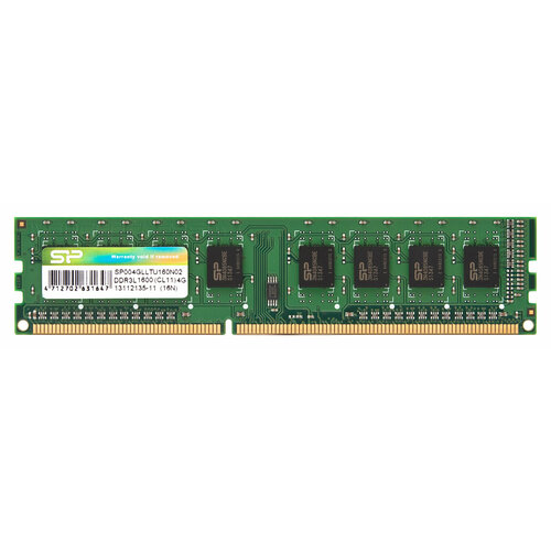 Память 4Gb Silicon Power SP004GLLTU160N02, DDR3L, 1600MHz, SO-DIMM, 204-pin, Ret