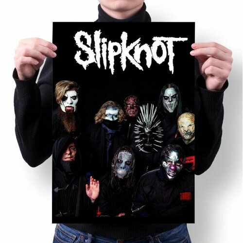 Плакат Slipknot, Слипнот №2, А4 (29-21 см)