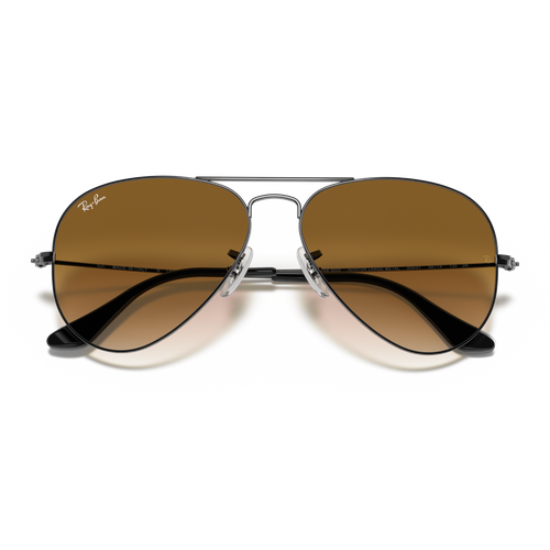 Солнцезащитные очки Ray-Ban Ray-Ban RB 3025 004/51 RB 3025 004/51, серый, коричневый