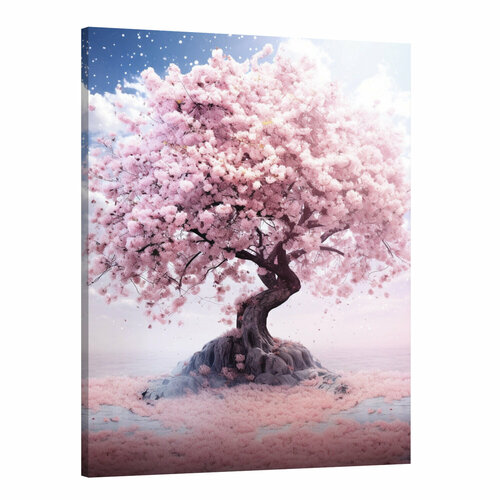 Интерьерная картина 50х70 "Цветущие мечты"