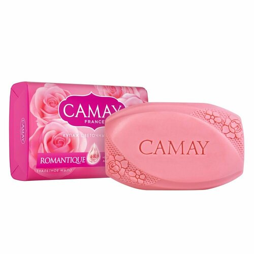 Универсальное твердое туалетное мыло-уход Camay Романтик роза 85 г (набор из 3 шт)