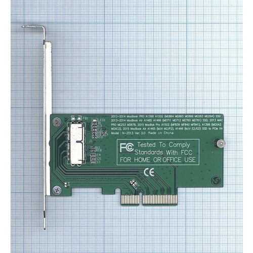 Переходник PCIE на SSD для MacBook Air 2013 2014 2015 A1465 A1466 SSD 60323