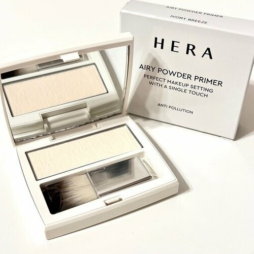 Hera Инновационная прозрачная компактная пудра (миниатюра) Airy Powder Primer Perfect Makeup Setting