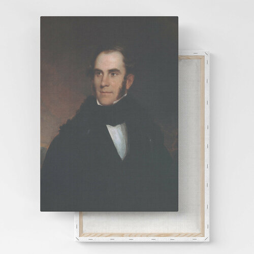 Картина на холсте, репродукция / Ашер Браун Дюран - Portrait of Thomas Cole / Размер 40 x 53 см