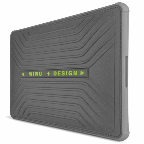 Чехол-папка для ноутбука MacBook 13.6 / 14.2 дюйма WiWU Defender Sleeve Pro - Серый