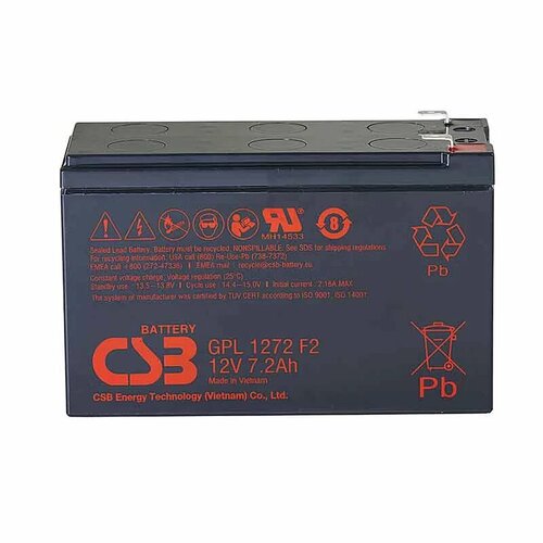 Аккумуляторная батарея CSB GPL1272 F2 FR