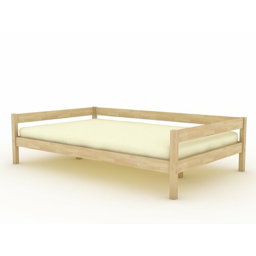 Двуспальная кровать "Берёзка 3" без покрытия, 160x190 см, ORTMEX
