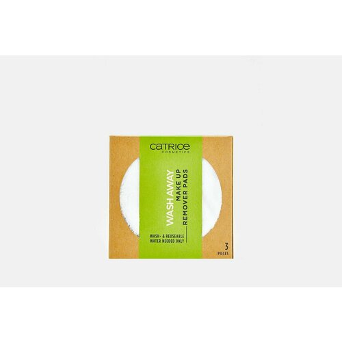 Многоразовые салфетки для снятия макияжа wash away make up remover pads
