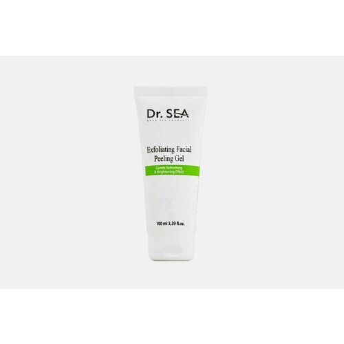 Пилинг-скатка для лица отшелушивающая Dr.Sea, EXFOLIATING FACIAL PEELING GEL GENTLE REFRESHING & BRIGHTENING EFFECT 100 мл