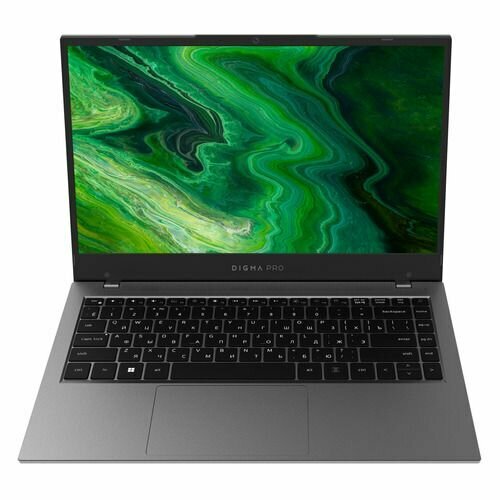 Ноутбук DIGMA PRO Fortis DN14P3-ADXW01, 14.1", IPS, Intel Core i3 1005G1 1.2ГГц, 2-ядерный, 16ГБ LPDDR4x, 512ГБ SSD, Intel UHD Graphics, Windows 11 Professional, серый