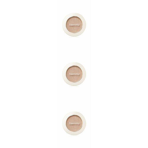 The Saem Тени Saemmul Single Shadow, Shimmer, BE02, 2 гр, 3 шт.