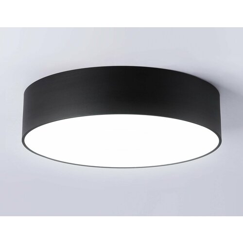 Потолочный светодиодный светильник LED 26W 4200K D220*58 (Без ПДУ), черный