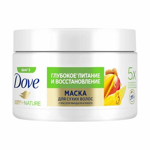 Маска питание и восстановление манго для сухих волос Dove, 300 мл