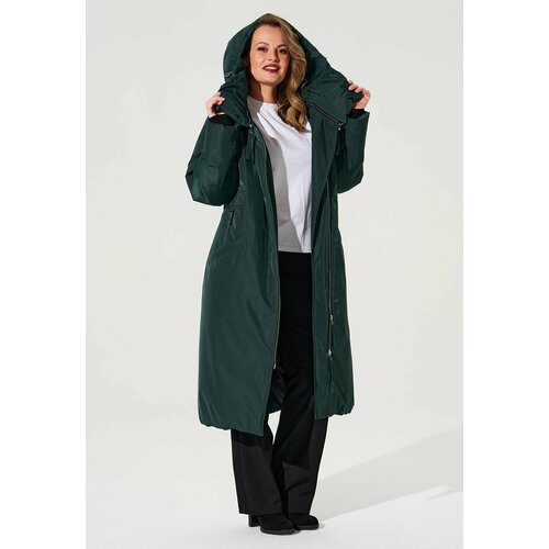 Куртка D'IMMA fashion studio Аласси, размер 52, зеленый